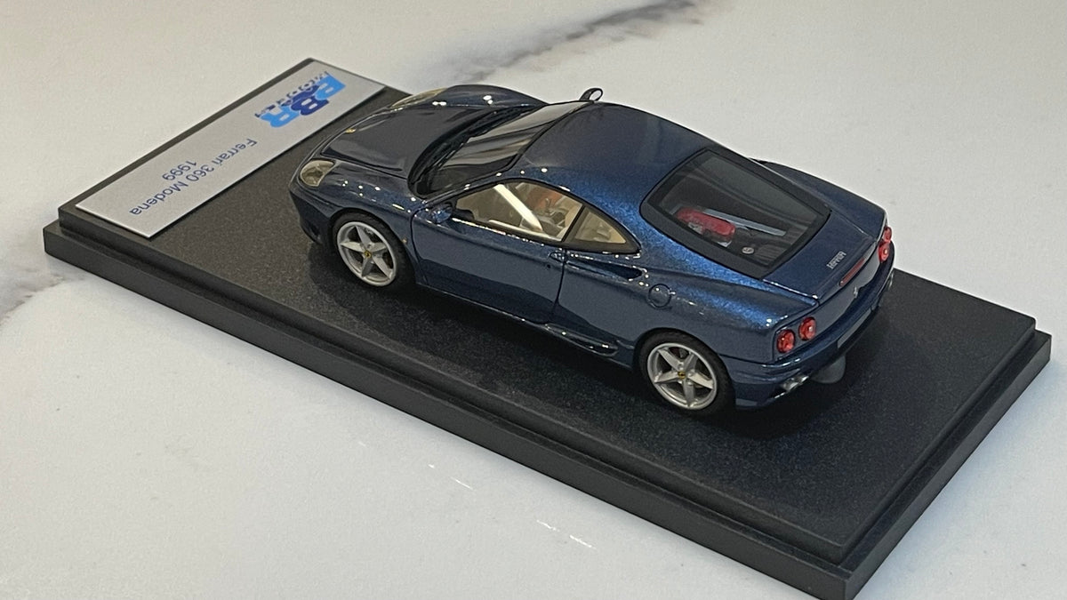 BBR 1/43 Ferrari 360 Modena 1999 Met. Blue BBR131C – Paddock Collection