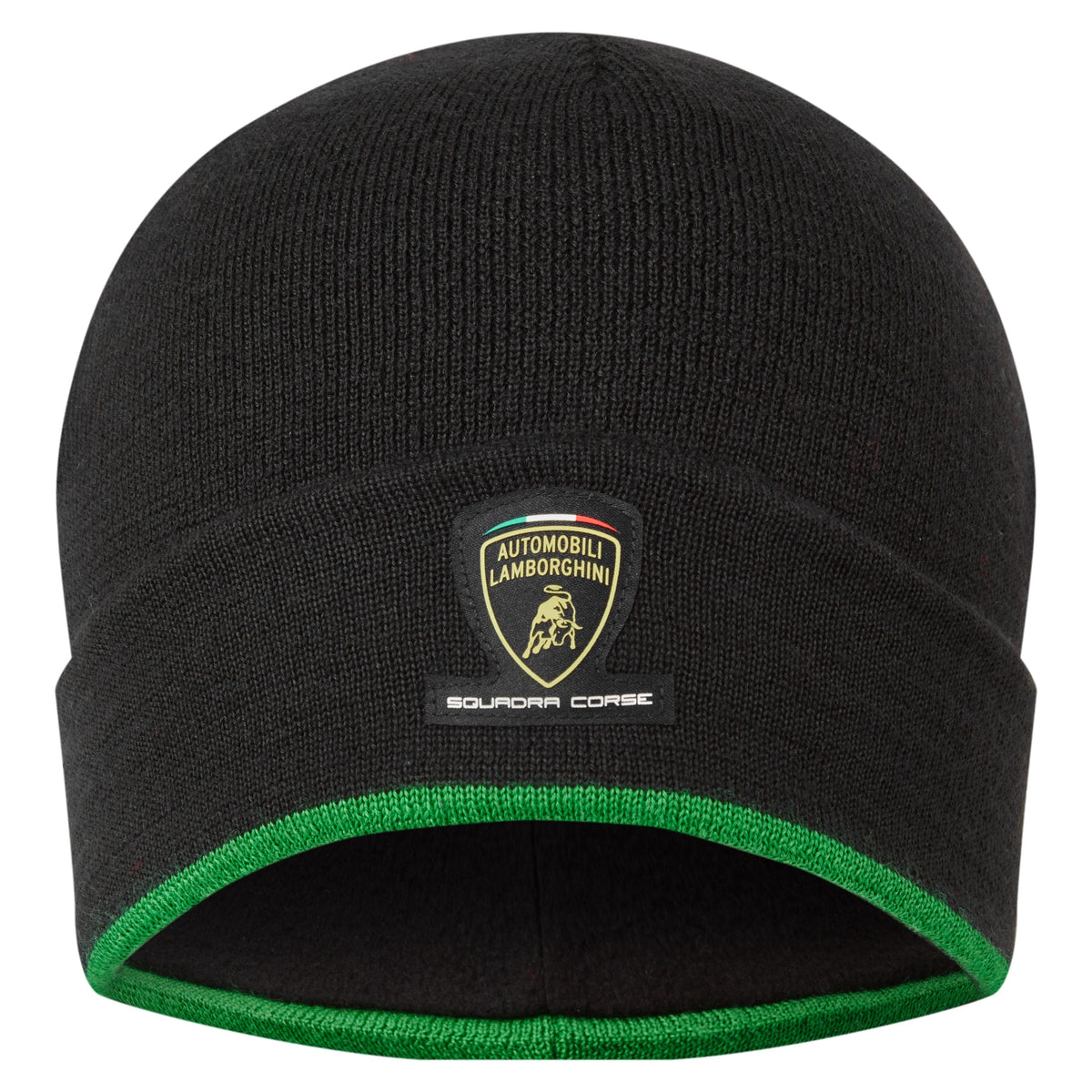 Lamborghini Squadra Corse Team Knitted Beanie Hat Black – Paddock ...