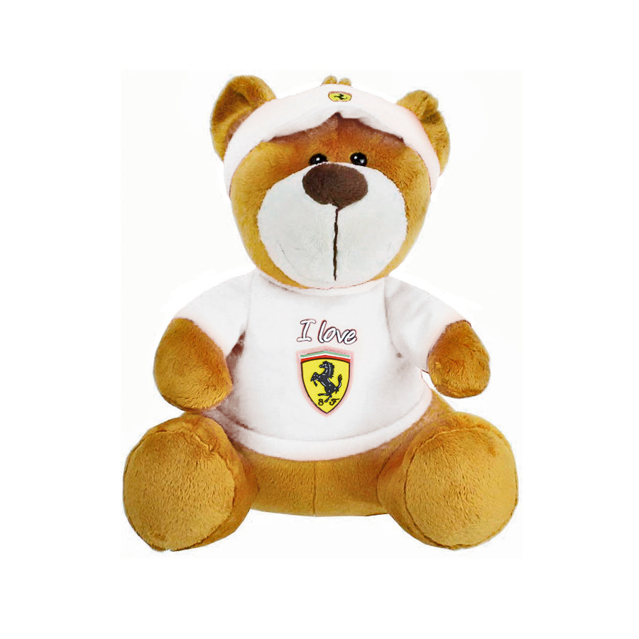 Scuderia Ferrari I LOVE Teddy Bear White – Paddock Collection